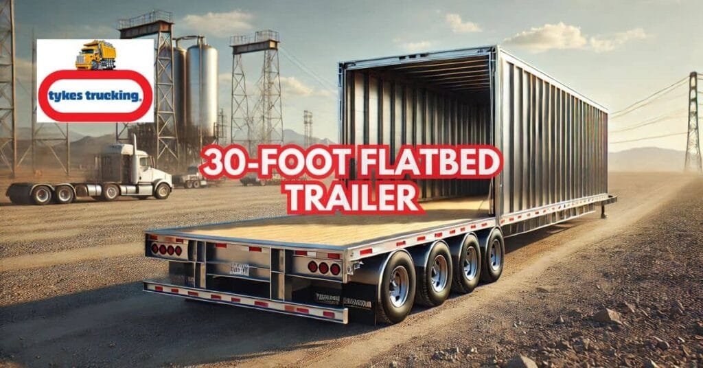 Here are Must-Know Tips for Using a 30-Foot Flatbed Trailer