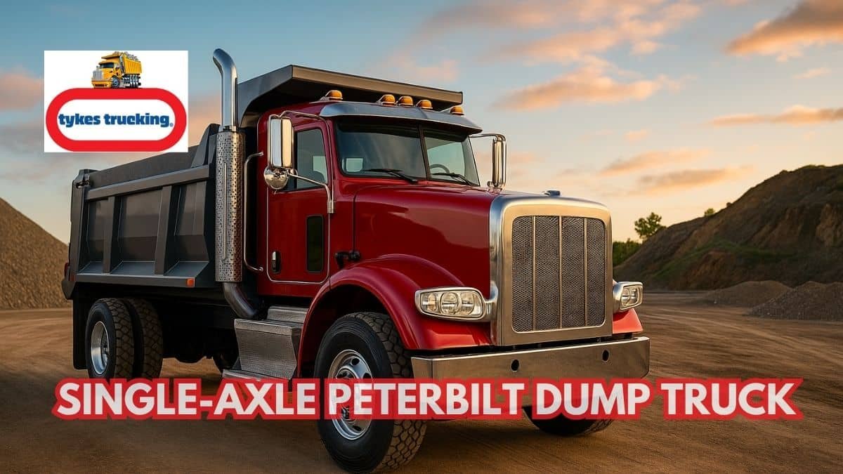 Why Choose a Single-Axle Peterbilt Dump Truck for Hauling?
